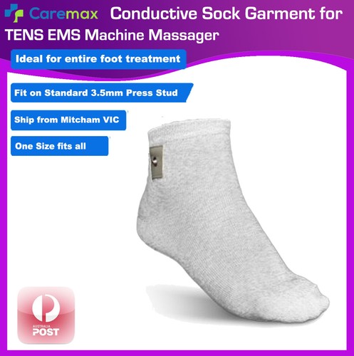 Electrode Conductive Stimulation Sock Garment for TENS Machine Massager ...