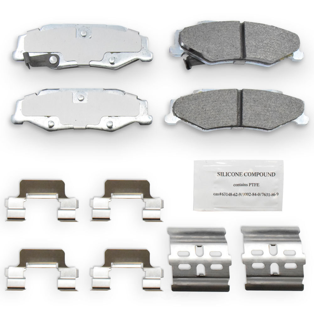 Disc Brake Pad Set-Premium Galvanized Disc Brake Pads NRS Brakes NS732 ...