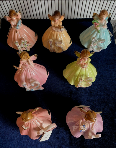 Vintage Joseph Original Birthday Figurines Years 10 Thru 16 Pristine Lot 7 Pcs | eBay