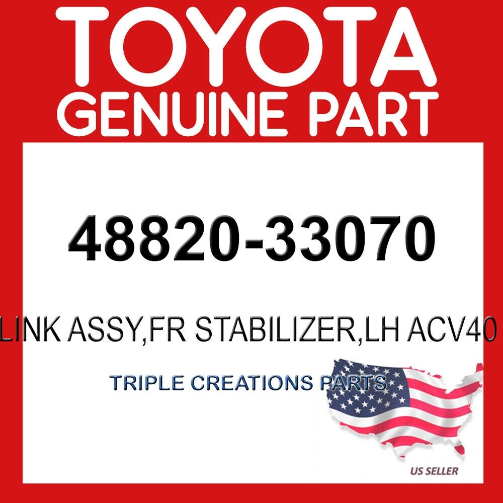 Toyota Genuine 4882033070 Link Assy Front Stabilizer RH Or LH 48820 ...