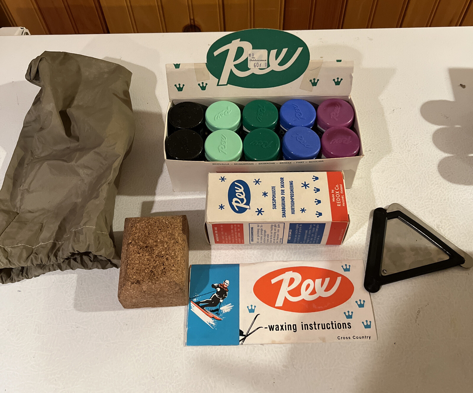 Original Vintage 1960’s REX Ski Wax Countertop Display NOS Finland ...