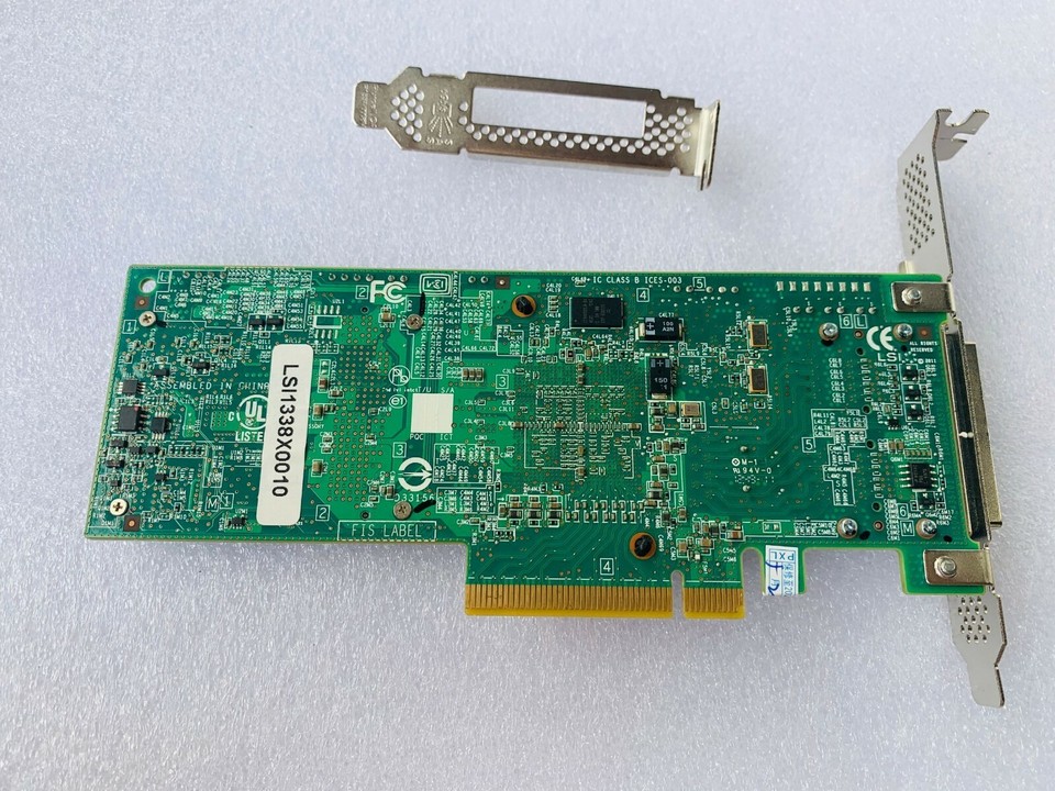 LSI LOGIC MegaRAID SAS 9286-8e 1GB Storage Controller ports Raid +BBU09 ...