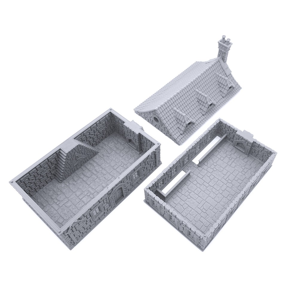 Ironhelm Barracks by Printable Scenery, 3D Printed Tabletop Scenery ...