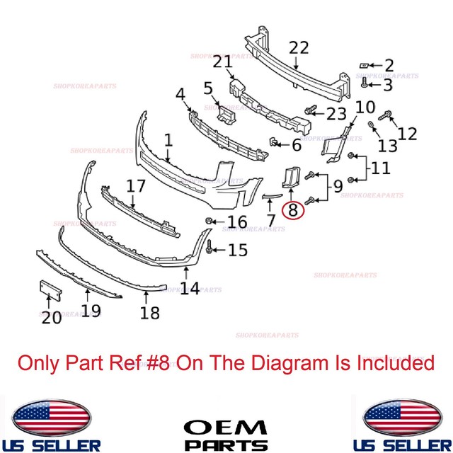 Genuine Kia OE Moulding Assy-Front 86593-S9100 for sale online | eBay