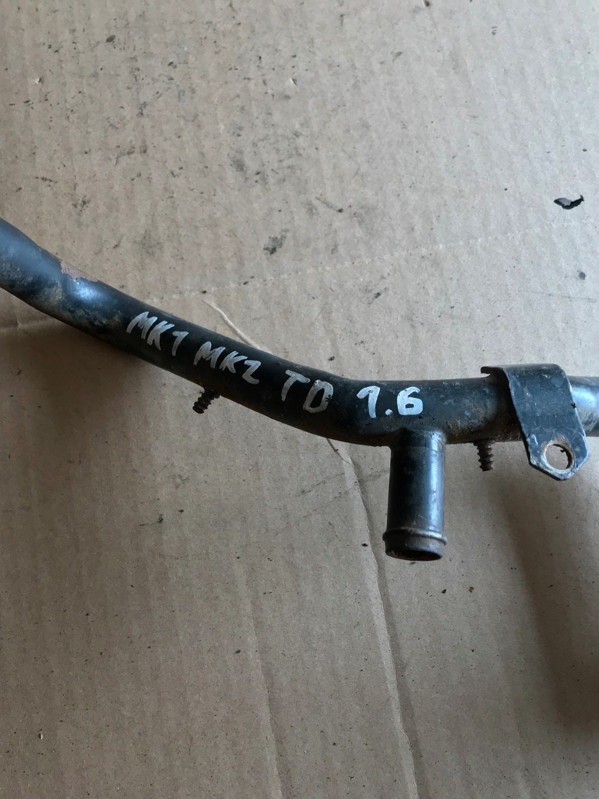 VW GOLF JETTA MK1 MK2 1.6 TD GTD WATER COOLANT PIPE TUBE | eBay UK