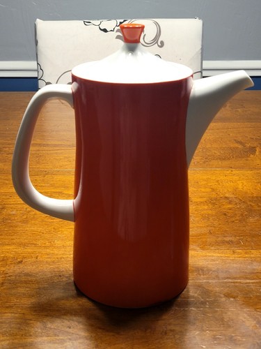 Sango Coffee Pot, Very RARE And Highly Collectible Vintage Piece. Red ...