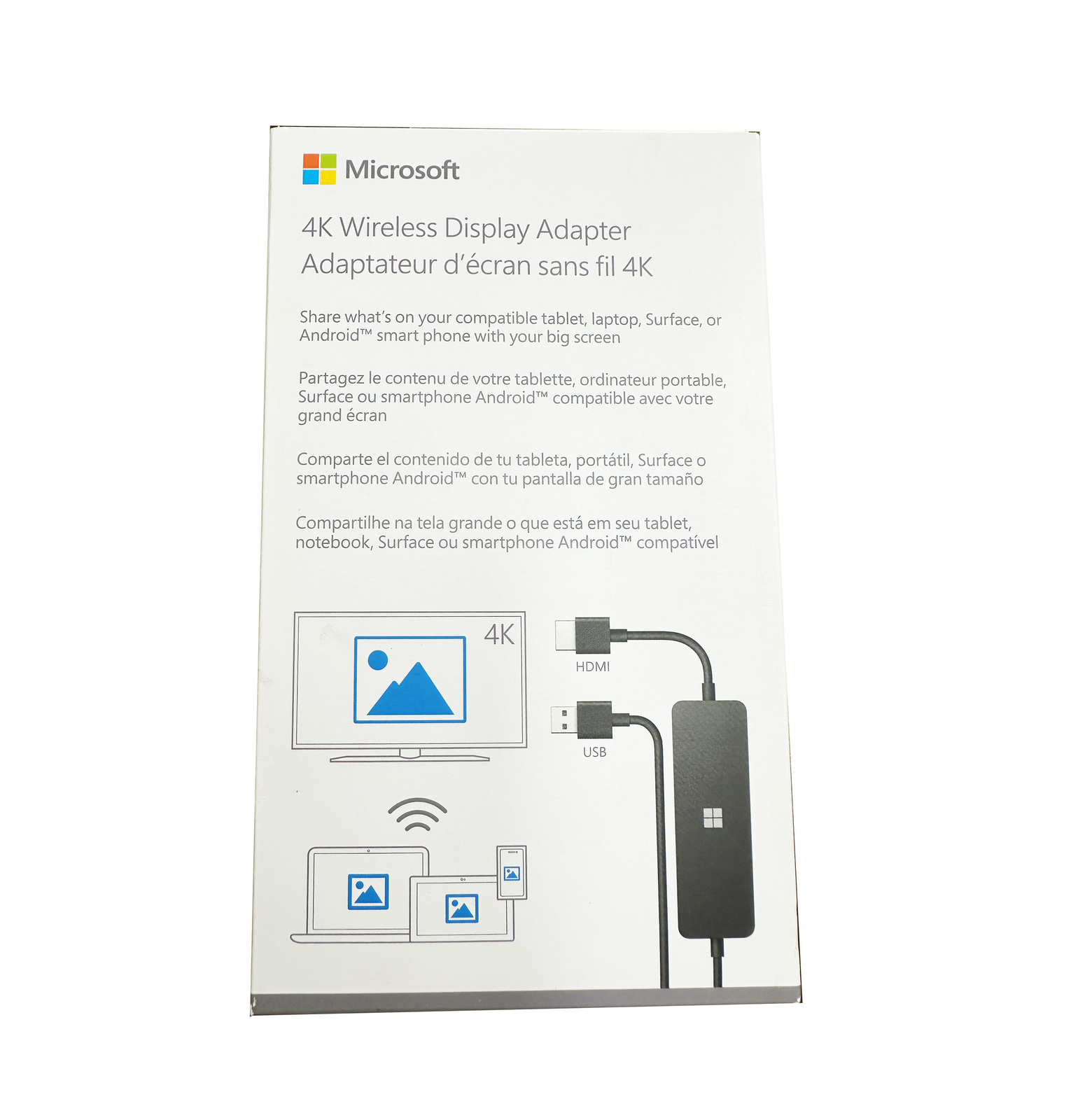 Microsoft 4K Wireless Display Adapter HDMI (Black) NEW RETAIL ...