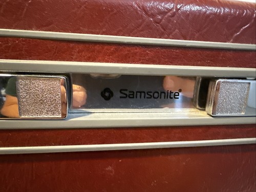 VINTAGE SAMSONITE Profile II Train Case Luggage Cosmetic Barber ...