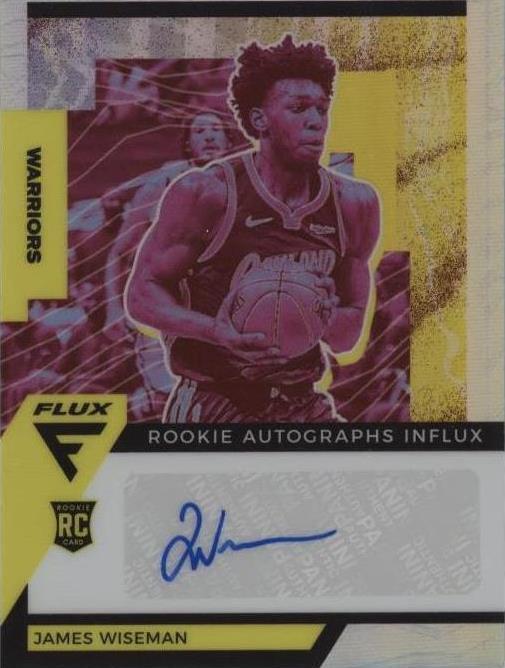 2020-21 Panini Flux - Rookie Autograph Influx James Wiseman #RAI-JWS ...