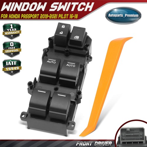1x Front Driver Side Window Switch for Honda Passport 2019-2021 Pilot ...