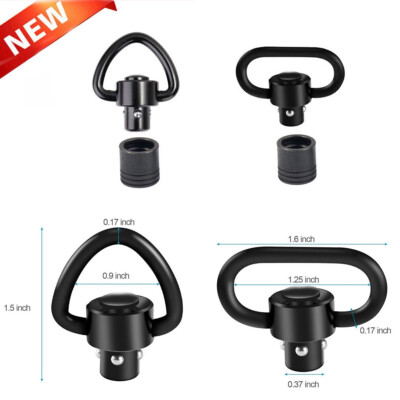 1"/1.25" Heavy Duty Loop Sling Swivels Quick Detach/Release F Two Point ...