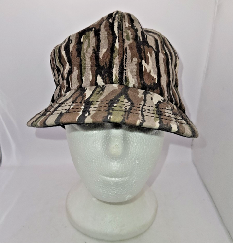 Vintage Realtree Hat Cap Tree Bark Camouflage Snap Back Adjustable ...