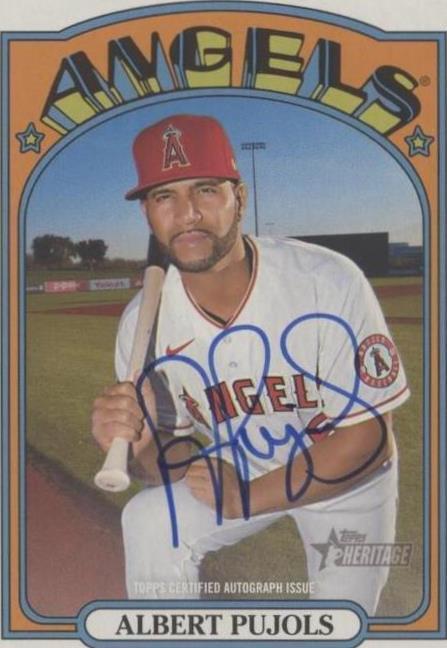 2021 Topps Heritage High Number - Real One Autographs Albert Pujols # ...