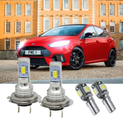For Ford Focus MK3 2011-18 - 4X 6000K LED Xenon HID Low/Side Headlight ...