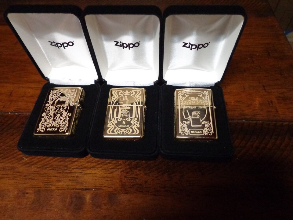 ZIPPO REINSPIRE 3 LIGHTER SET LIMITED EDITION MINT IN BOXES - 1 SET ...