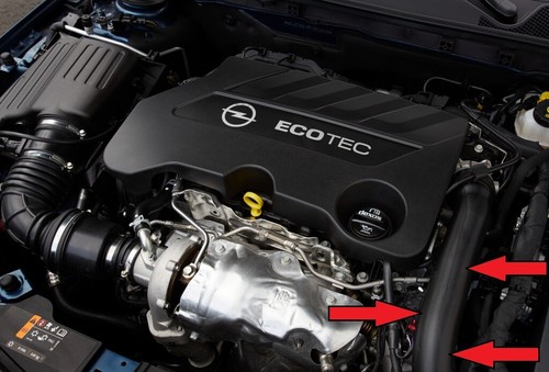 VAUXHALL GM OPEL INSIGNIA 2.0 CDTI HOSE PIPE TURBO INTERCOOLER 13419442 ...