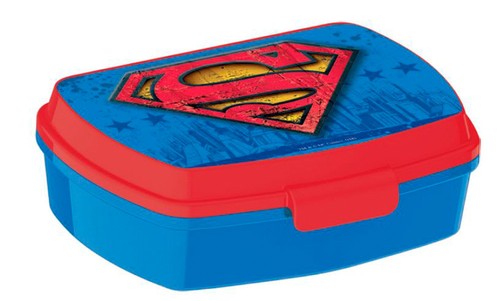 SUPERMAN Lunch Box Frühstück Tür Lunchbox Brotdose Sandwich Schule ...