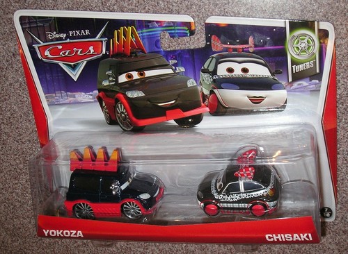 Disney Pixar Cars Tuners Yokoza & Chisaki Diecast Car New Sealed Mattel ...