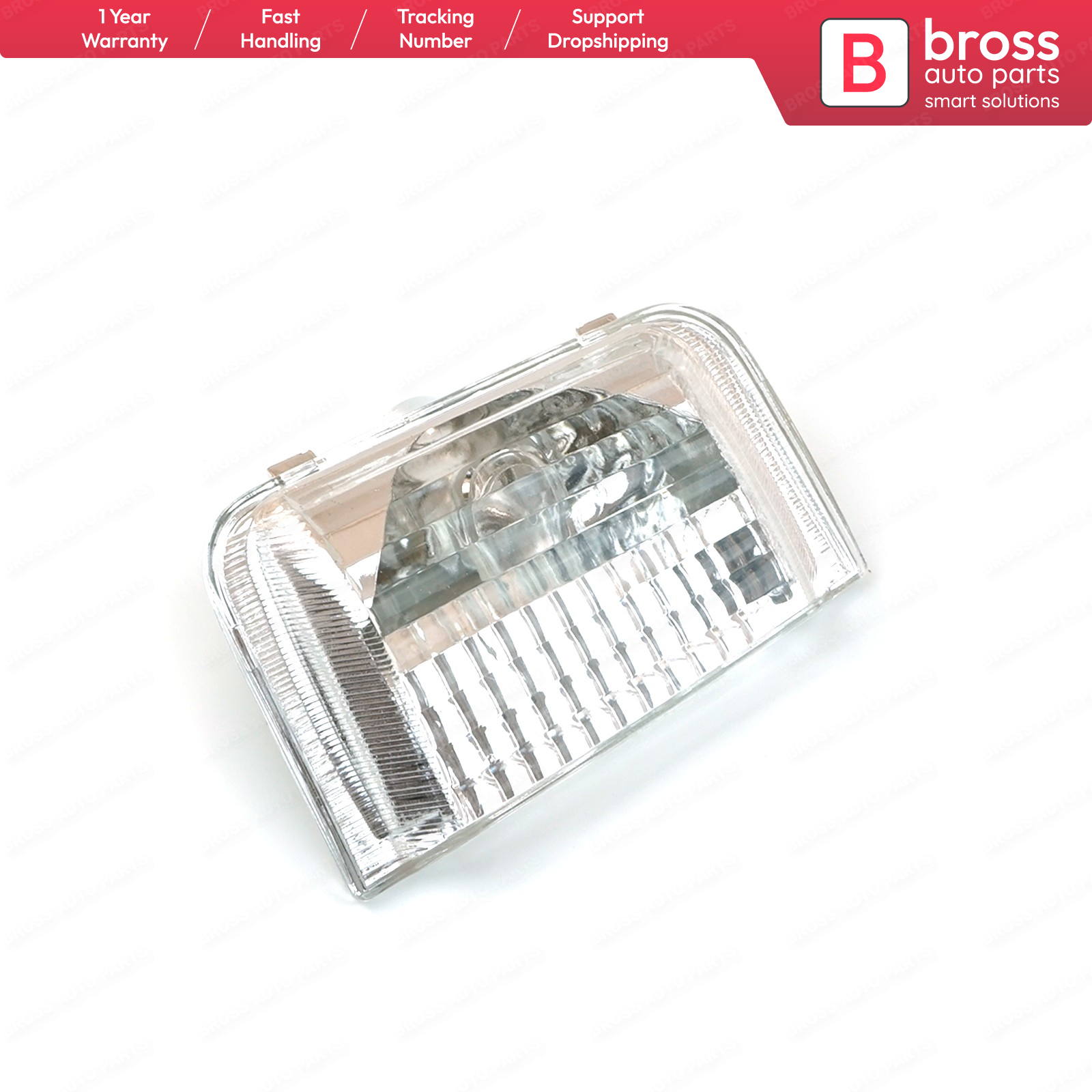 Side Door Wing Mirror Lamp White Lens LEFT 71748252 for Fiat Peugeot ...