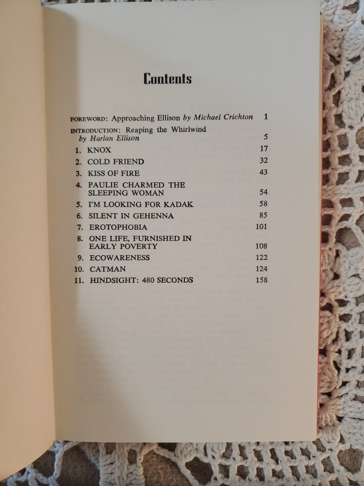 Approaching Oblivion SIGNED Harlan Ellison Michael Crichton Millington ...