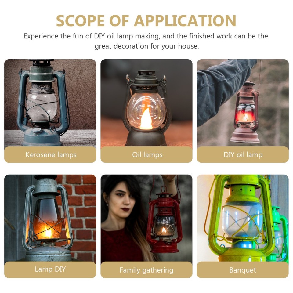 60 Pcs Cotton Wicks Labs Experiment Wicks Alcohol Burner Oil Light oil ...