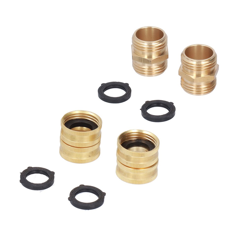 Garden Water Pipe Adapter Double Thread Effortless 3/4in Hose ...