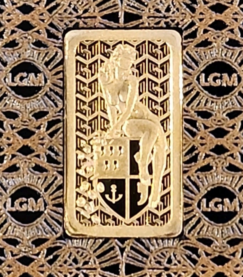 1 GRAM .999 PURE GOLD BAR FORS FORTUNA BULLION GIRL MINT SEALED ROMAN ...