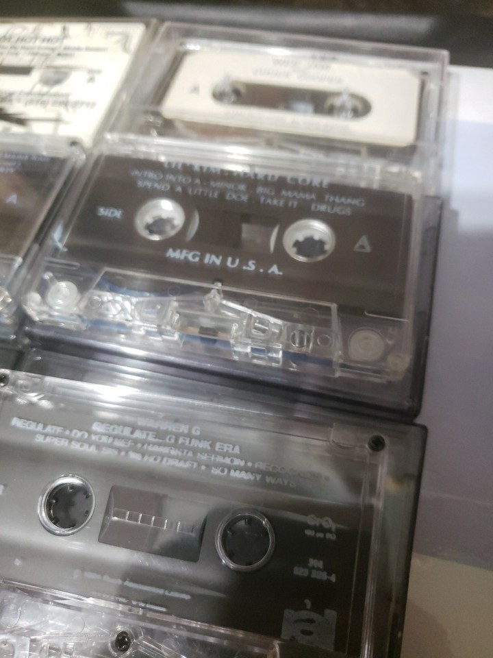 READ Huge Lot Cassette Tapes + Case Gangsta Rap N.O.D. 90s Thug Fan ...