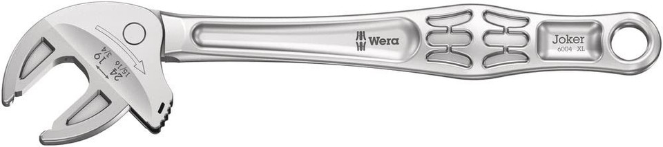 WERA Monkey Wrench Ratchet Type Quick Spanner Mouth Width 19-24mm Total ...