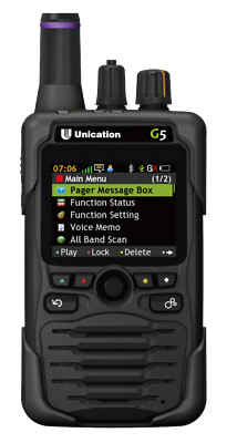 Unication G5 UHF Split D P25 450-520/700/800 Pager | eBay