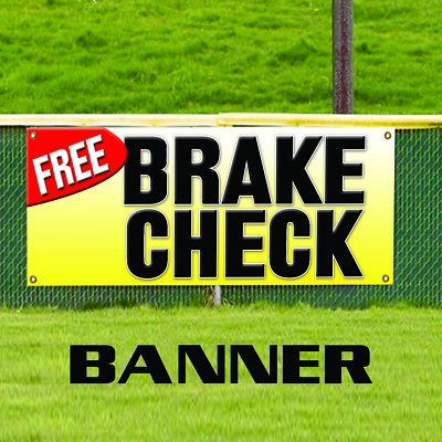 Free Brake Check Automobiles Modification Workshop Advertising Vinyl ...