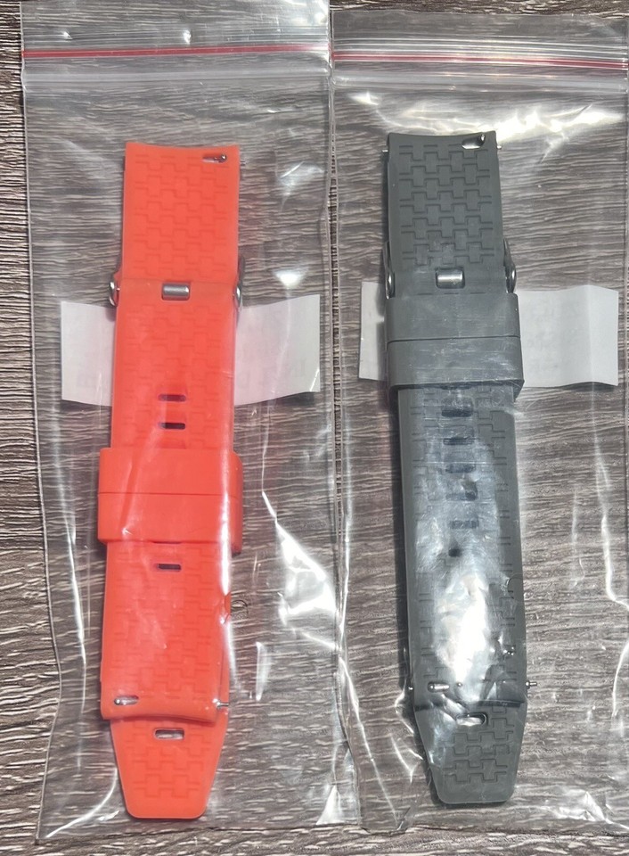 Silicone Zulu® Two Piece Watch Bands by Maratac® (2 Sets) NEW 20mm | eBay