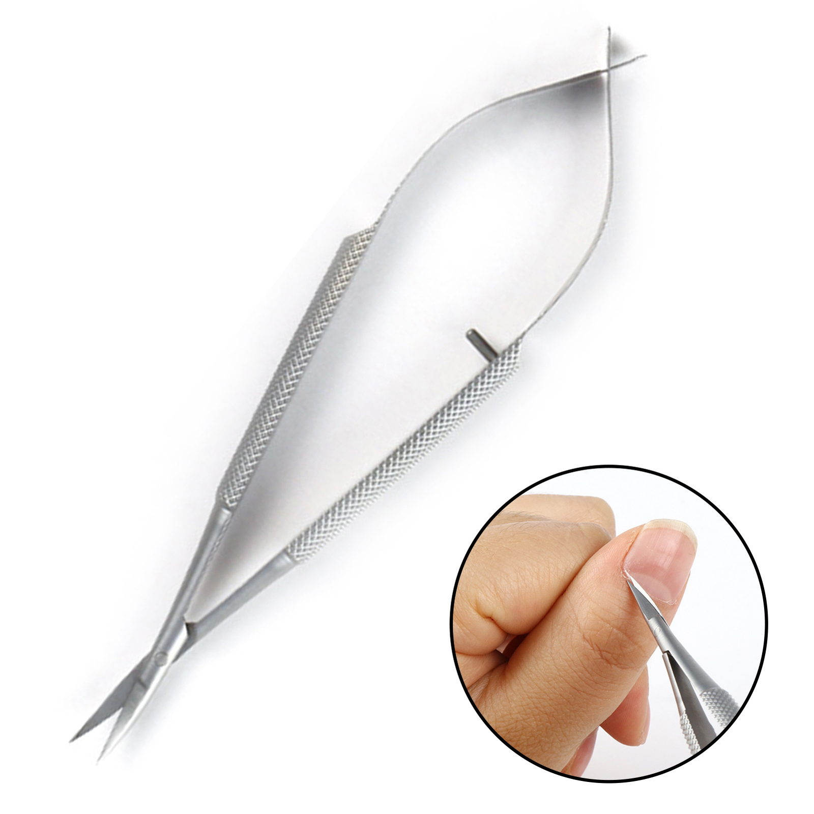 Nail Trimmer Single Cross Spring Nail Care Stainless Steel Cuticle ...