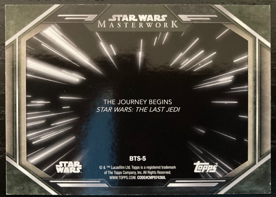2024 Topps Star Wars Masterworks - The Journey Begins - BTS-5 | eBay