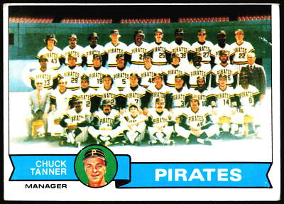1979 Topps #244 Chuck Tanner Pittsburgh Pirates Baseball Card SP1-1057 ...