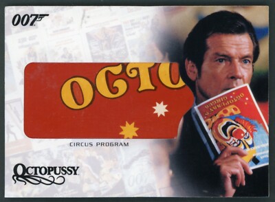 2007 Complete James Bond RC5 Circus Program Relic Card | eBay