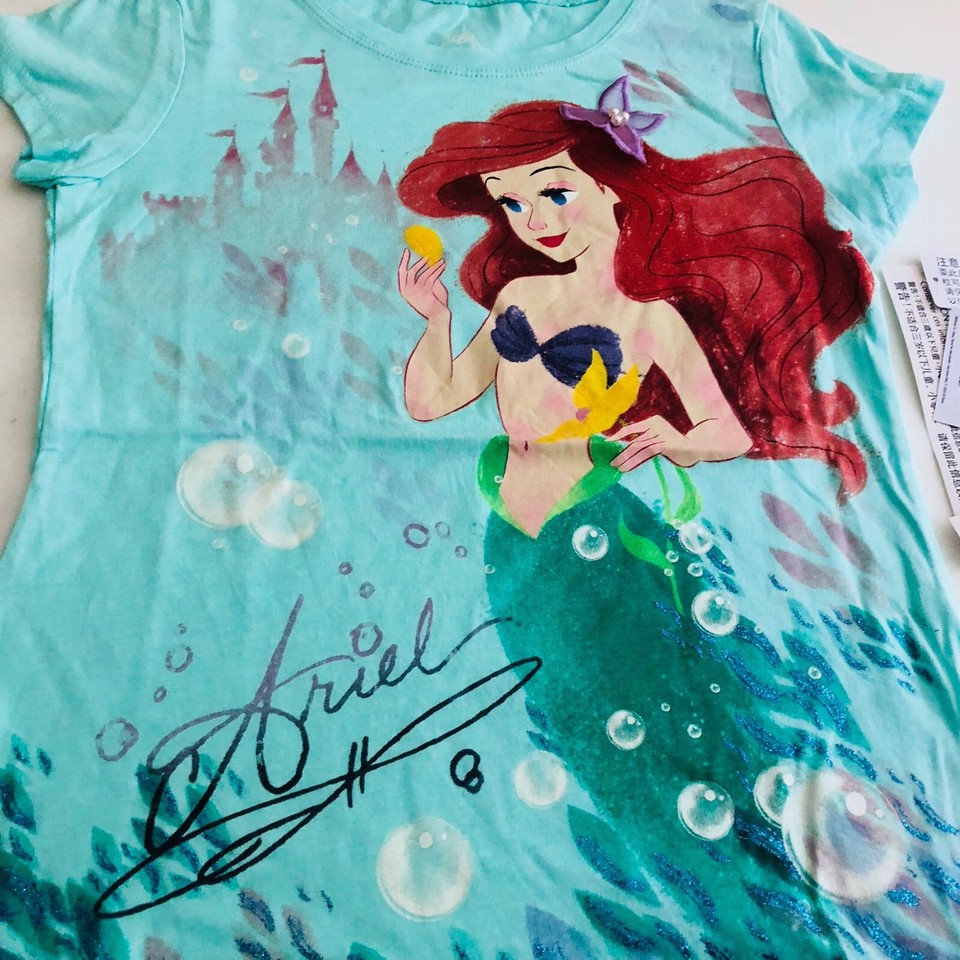 Disney Parks Store Ariel Signature T-Shirt for Kids Girls The Little ...