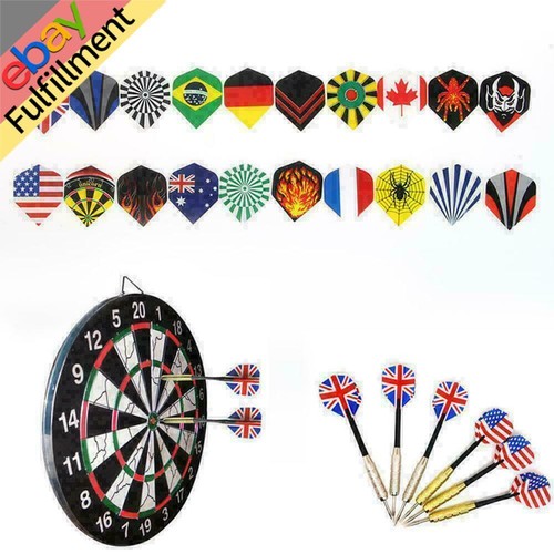 60Pcs Dart Flights in 20 Patterns Multi-Styles Nice T4D4 Darts Profe ...