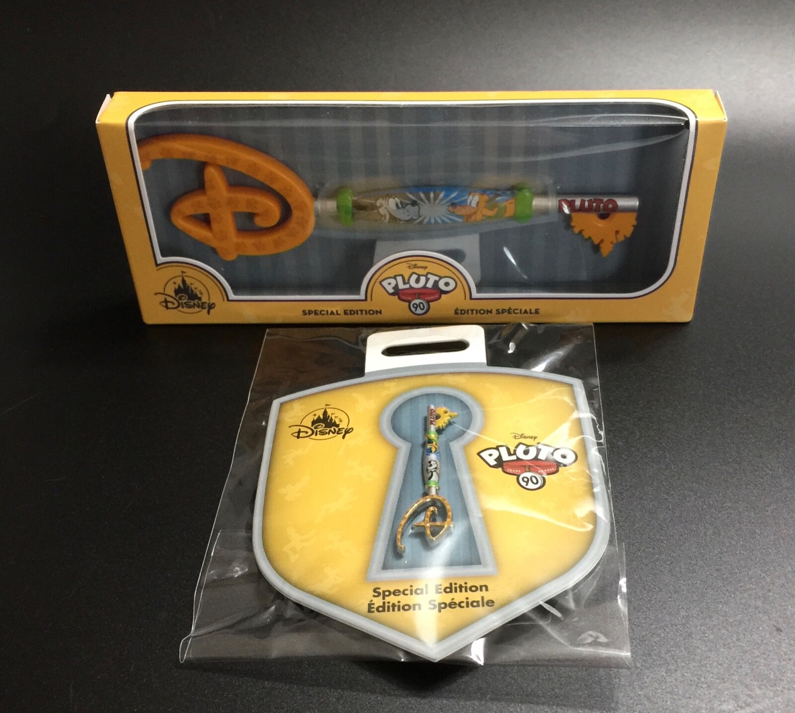 SEALED 2020 Disney Pluto 90th Anniversary Special Edition Key & Key Pin ...