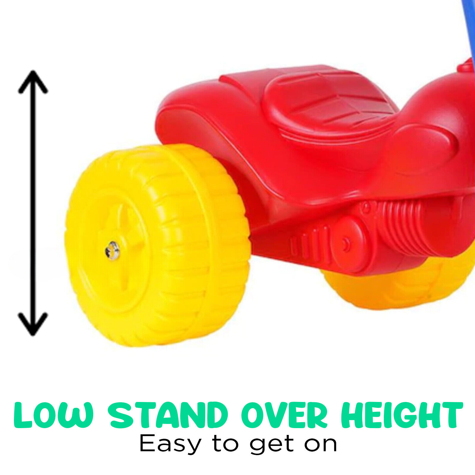 Cyclops ATV Push Kick Trike Toddler Kids 1-3y Ride-On Toys Push Trike ...