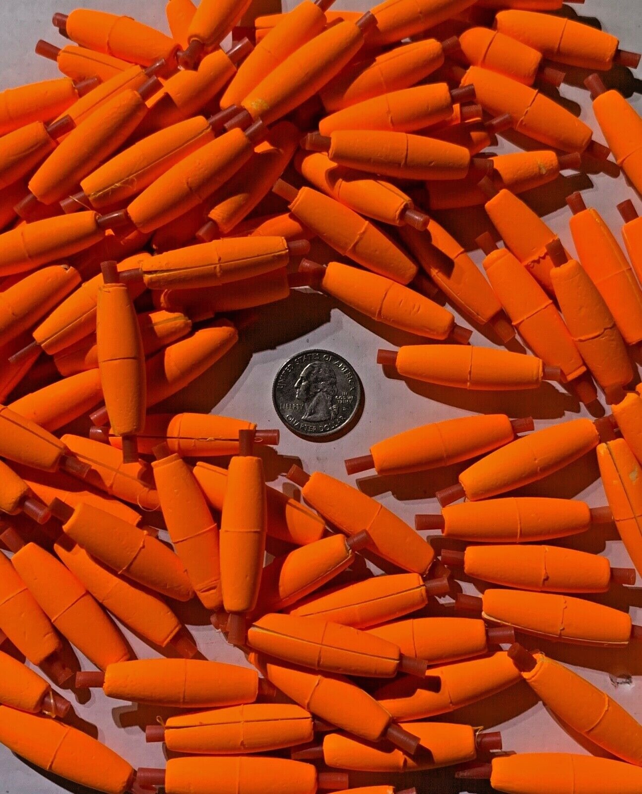 25 COMAL TACKLE Cigar Floats SLOTTED Choose 2" 2.5" 3" 8 Colors Fishing ...