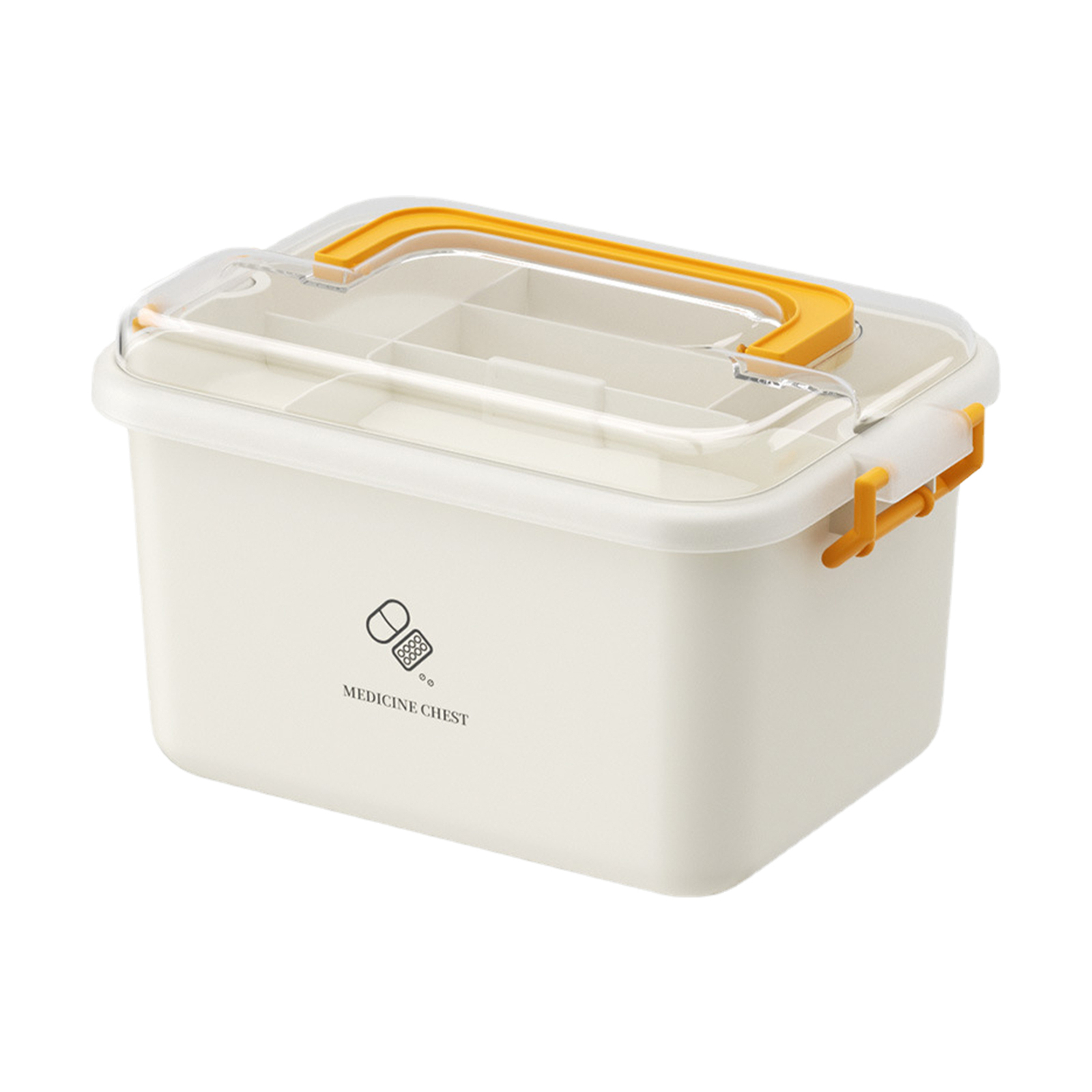 Medicine Storage Box Portable Medication Storage Large-Capacity Multi ...