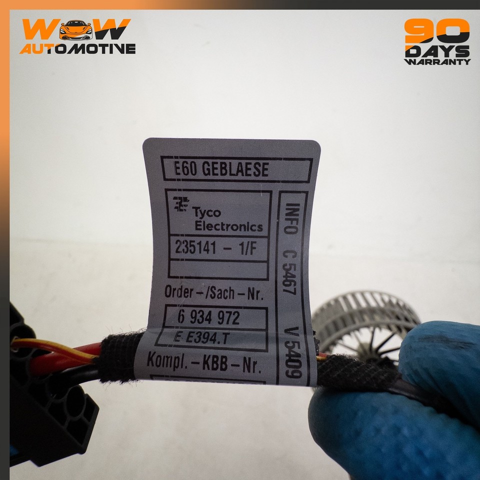 02-10 BMW E64 M6 M5 650I 530I AC HEATER BLOWER MOTOR FAN RESISTOR ...