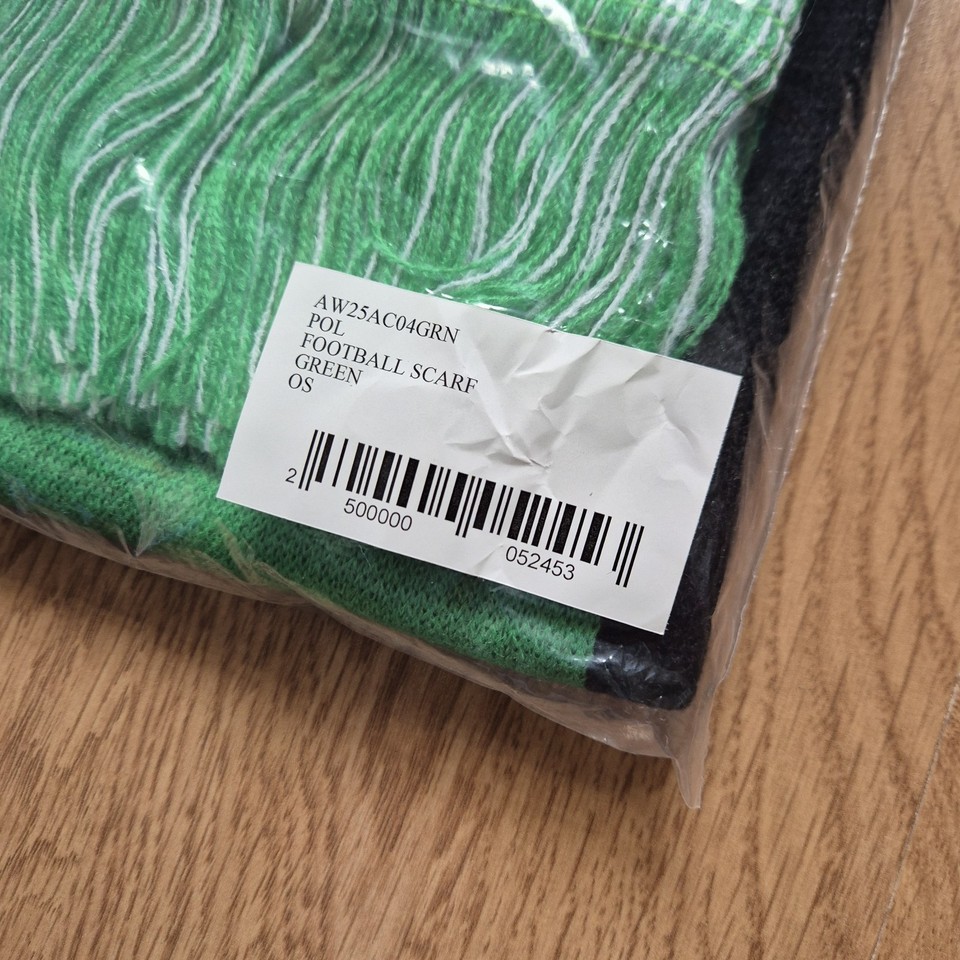 Boiler Room Football Scarf Green Brand New FW25 | eBay UK