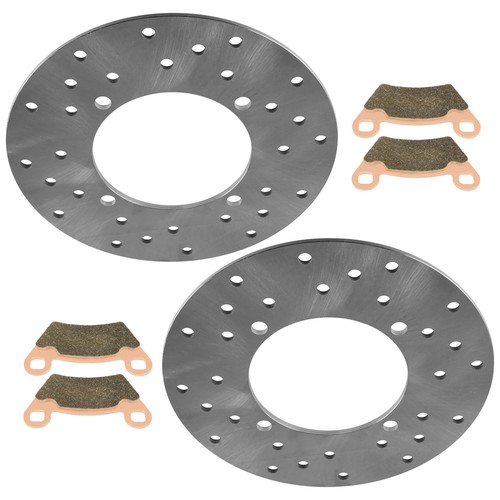 2x Rear Brake Disc w/Pads for Polaris Ranger XP 1000 Ranch Northstar ...