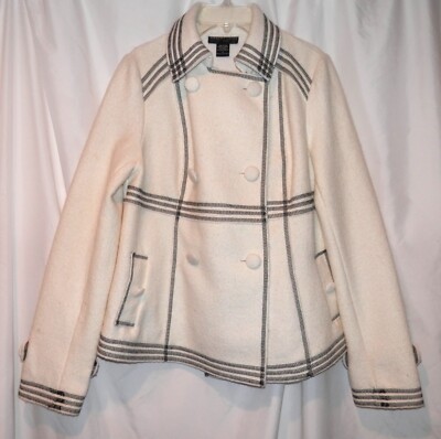 Womens Cream w/Black Accents Robert Lewis Jacket Size Small | eBay