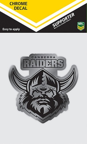 NRL Chrome Decal - Canberra Raiders - Car Sticker 12x12cm | eBay