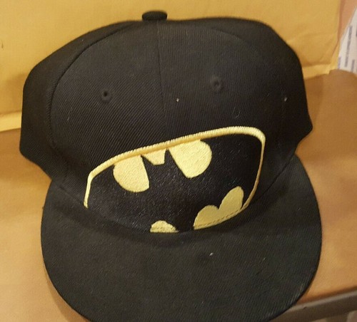 Black And Yellow Batman Snapback Hat DC comics | eBay