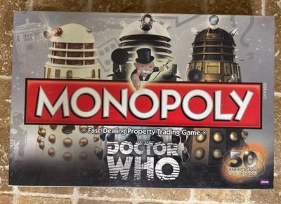 Monopoly Doctor Who 50th Anniversary Collector's Edition Board Game ...