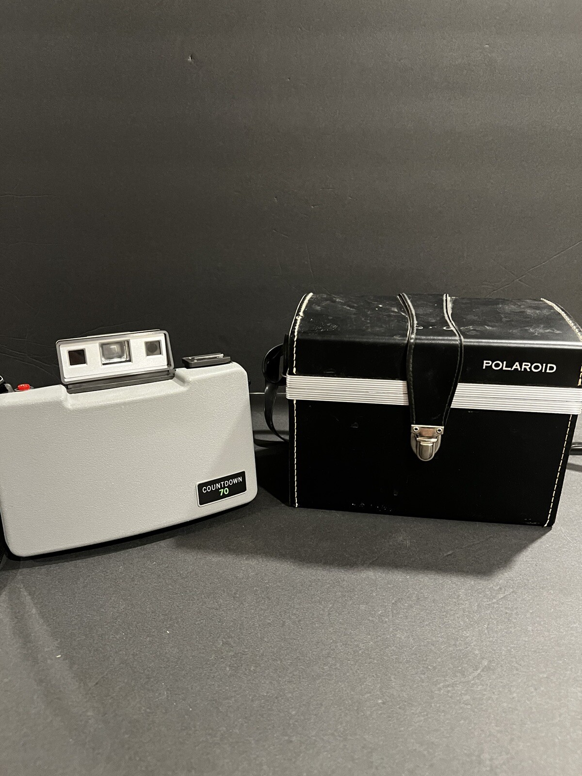 Vintage Polaroid Land Camera Countdown 70 With Case Manual & Self Timer ...